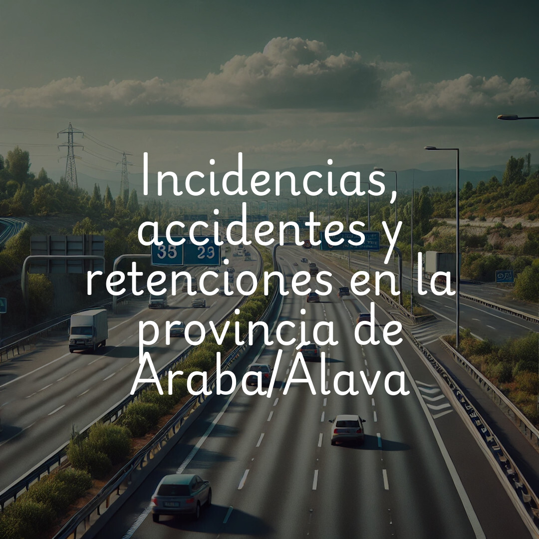 Incidencias en las carreteras de la provincia de Araba/Álava - DGT